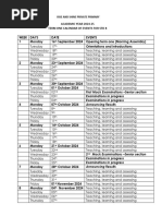 2025 UTS College Education Calendar | PDF | Academic Term | Educational ...