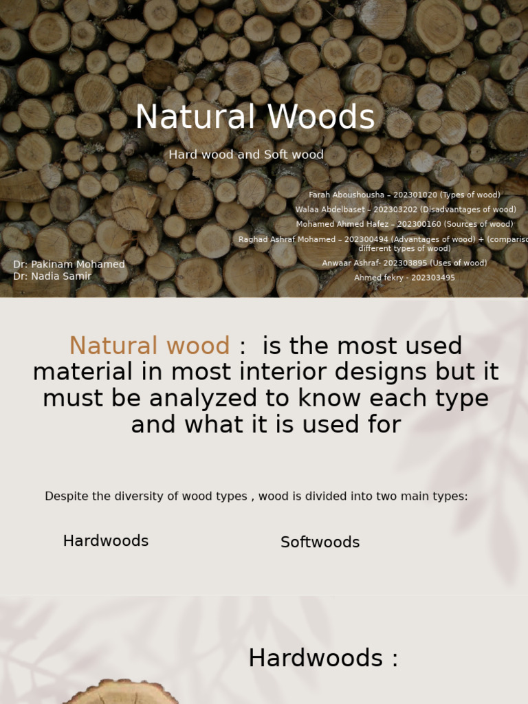 Presentation 2 | PDF | Wood | Hardwood