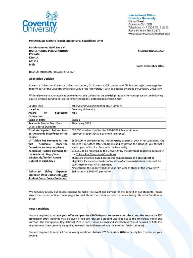 Mohammed Nabil Sha Saif MOHAMMED NABIL SHA SAIF Coventry | PDF | Travel ...