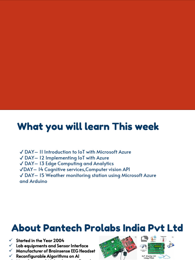 DAY11-Introduction To Microsoft Azure | PDF | Internet Of Things ...