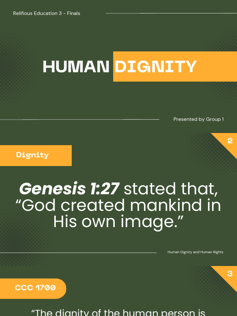 Human Dignity and Human Rights - 20241016 - 202520 - 0000 | PDF | Human ...