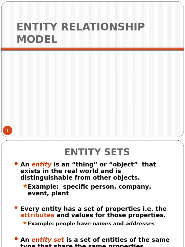 Entity Relationship Model | PDF | Data Management | Computing