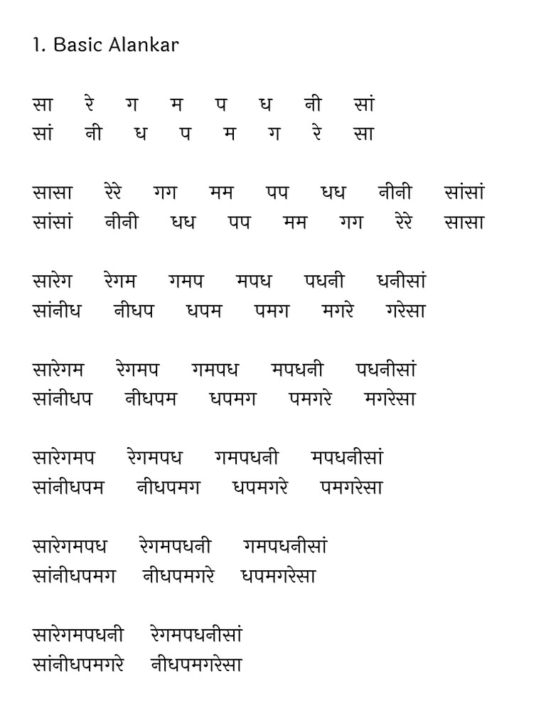 Alankars PDF | PDF