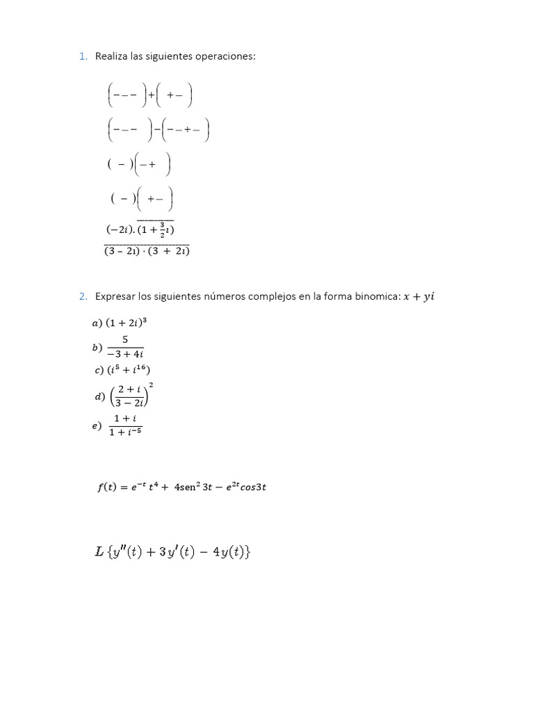 Ejercicios Propuestos | PDF