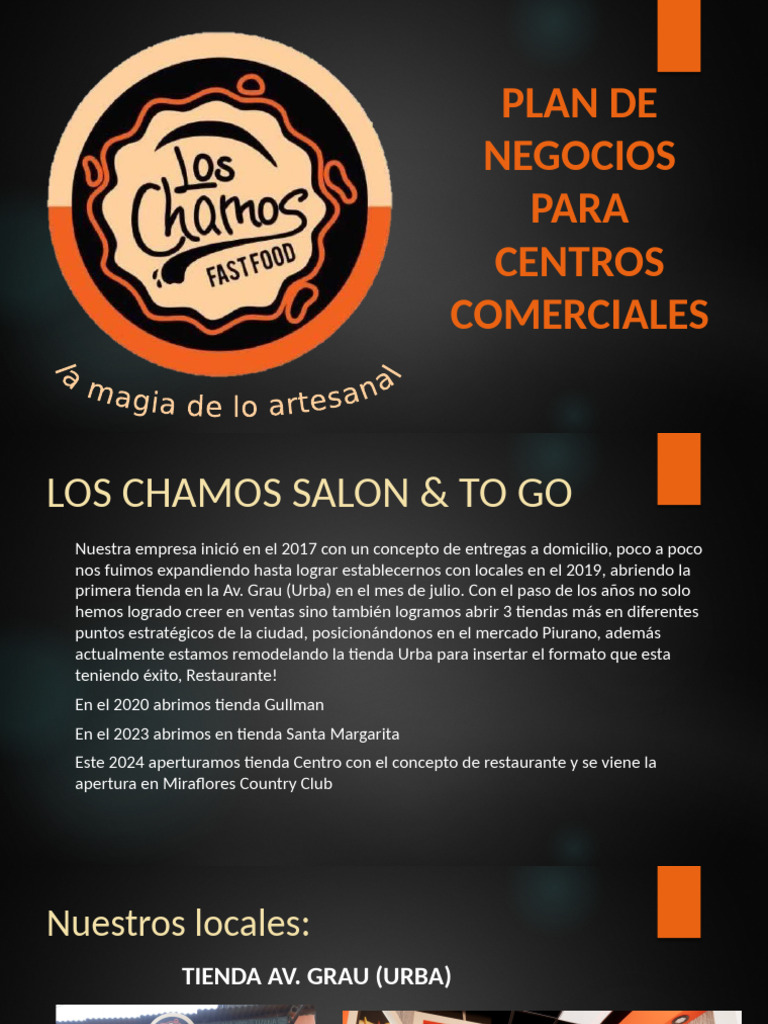 Presentacion Mall | PDF | Alimentos | Cocina