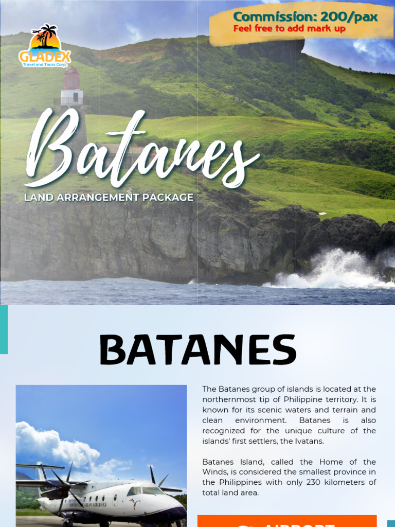 [B2B] BATANES TARIFF as of NOVEMBER 16, 2023 | PDF | Hotel | Airport