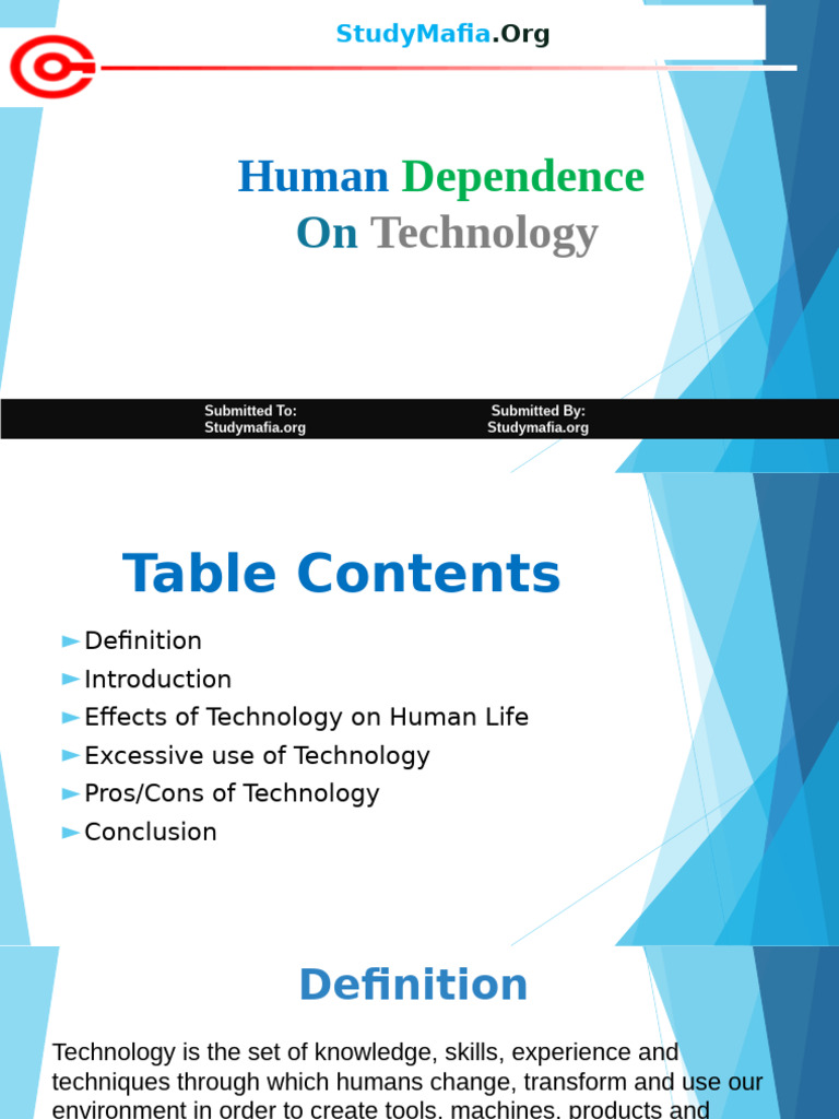 Human Dependence On Technology | PDF | Social Science