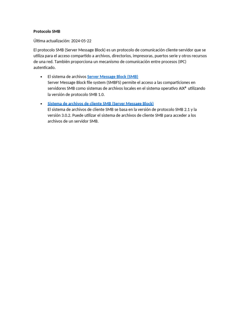Protocolo SMB | PDF