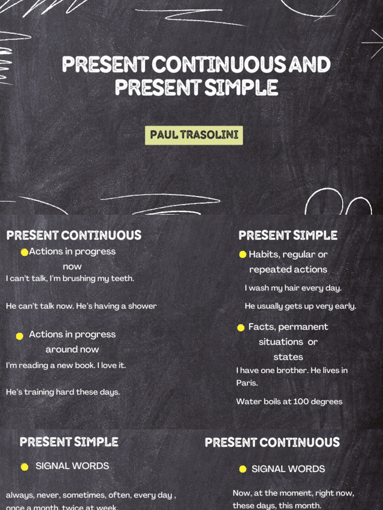 A2 Pre Con and Pre Simple | PDF | Verb | Linguistics