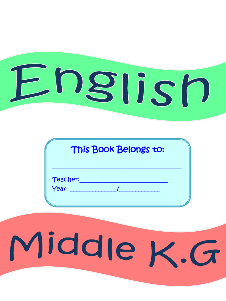 Middle KG Activity Sheet | PDF | Plants | Milk