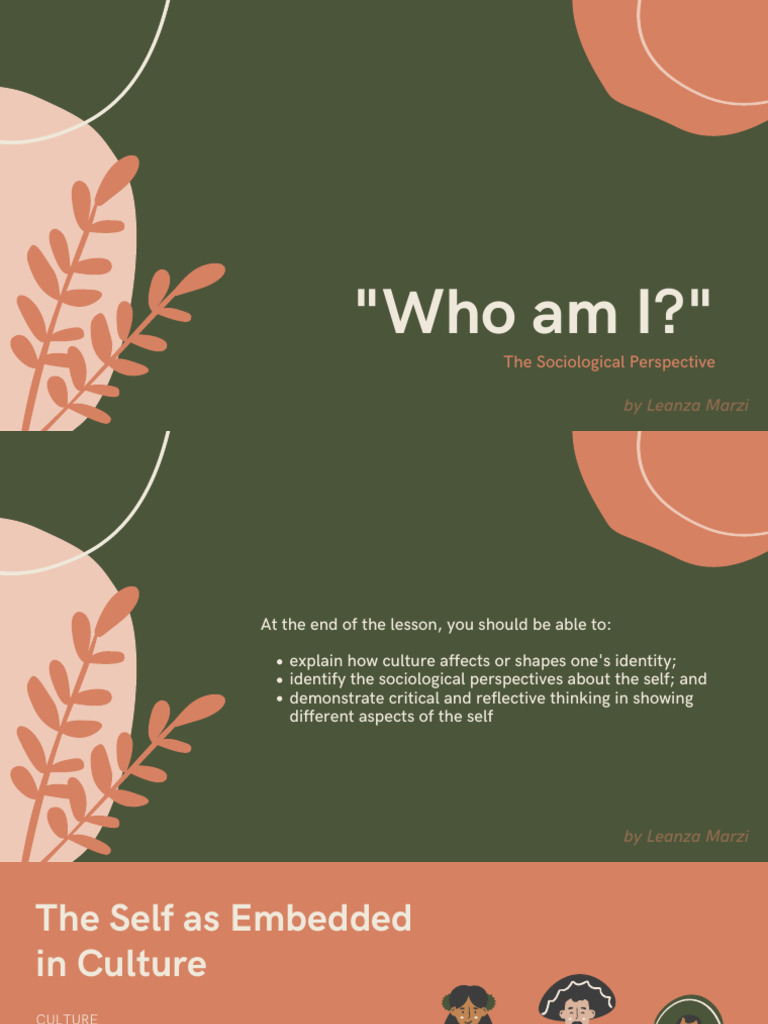 2 - Sociological Perspective | PDF | Identity (Social Science) | Self