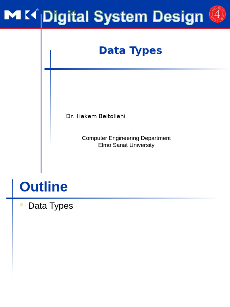 Lecture 4-Data Types | PDF | Data Type | Boolean Data Type