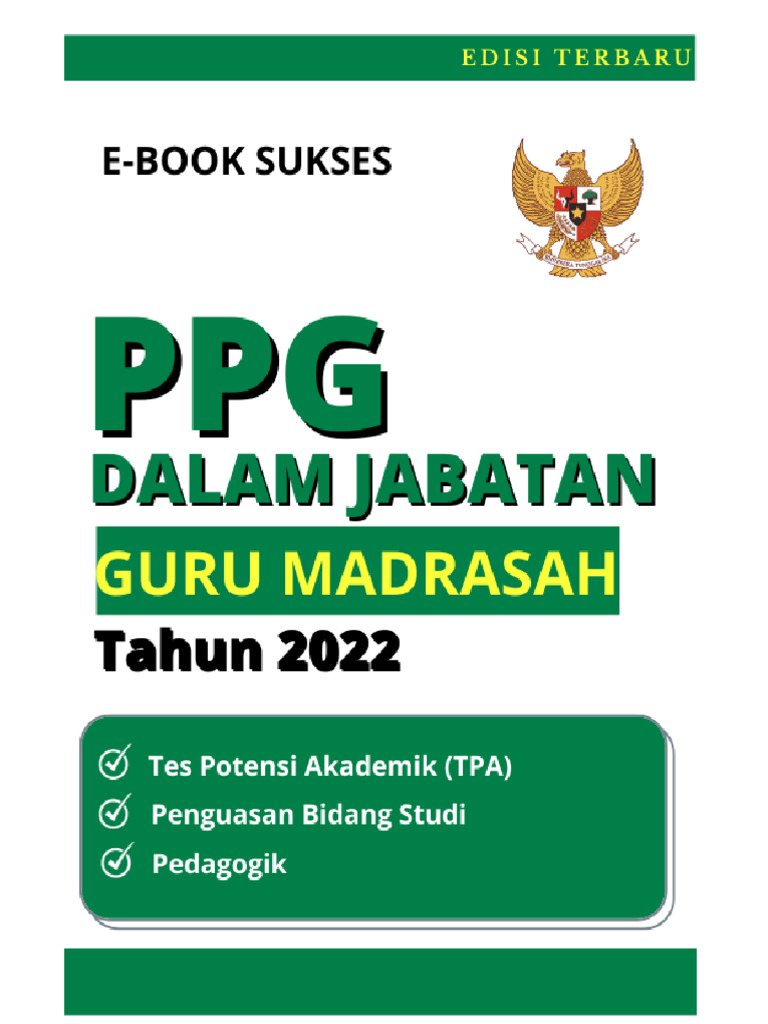 PPG Daljab Guru Madrasah PGMI | PDF