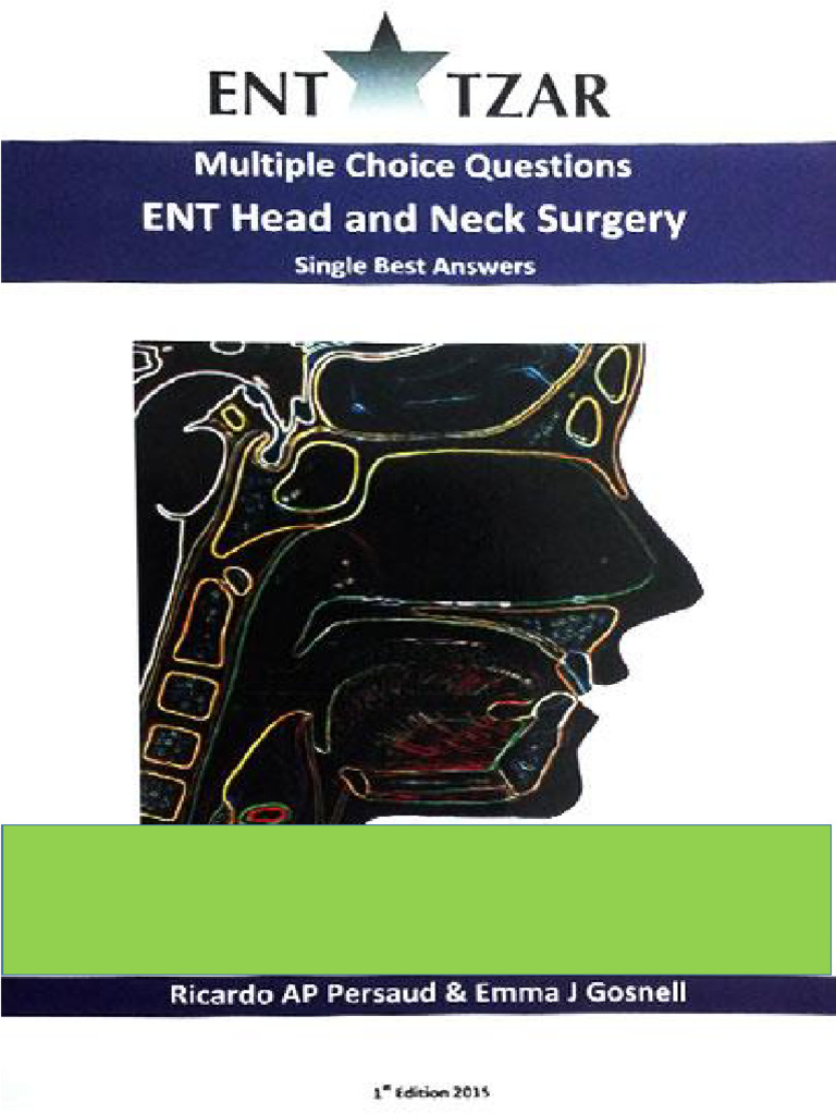 DR Attia Karim MCQs Solved 5 | PDF | Hearing | Otorhinolaryngology