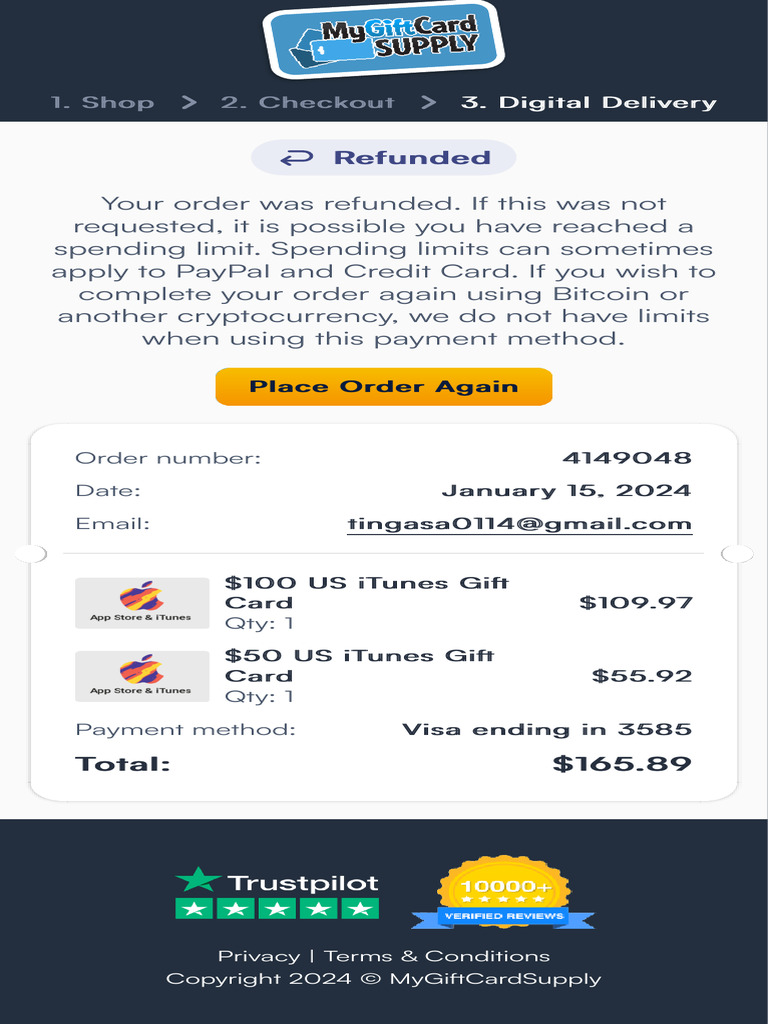 Checkout - MyGiftCardSupply 2 | PDF