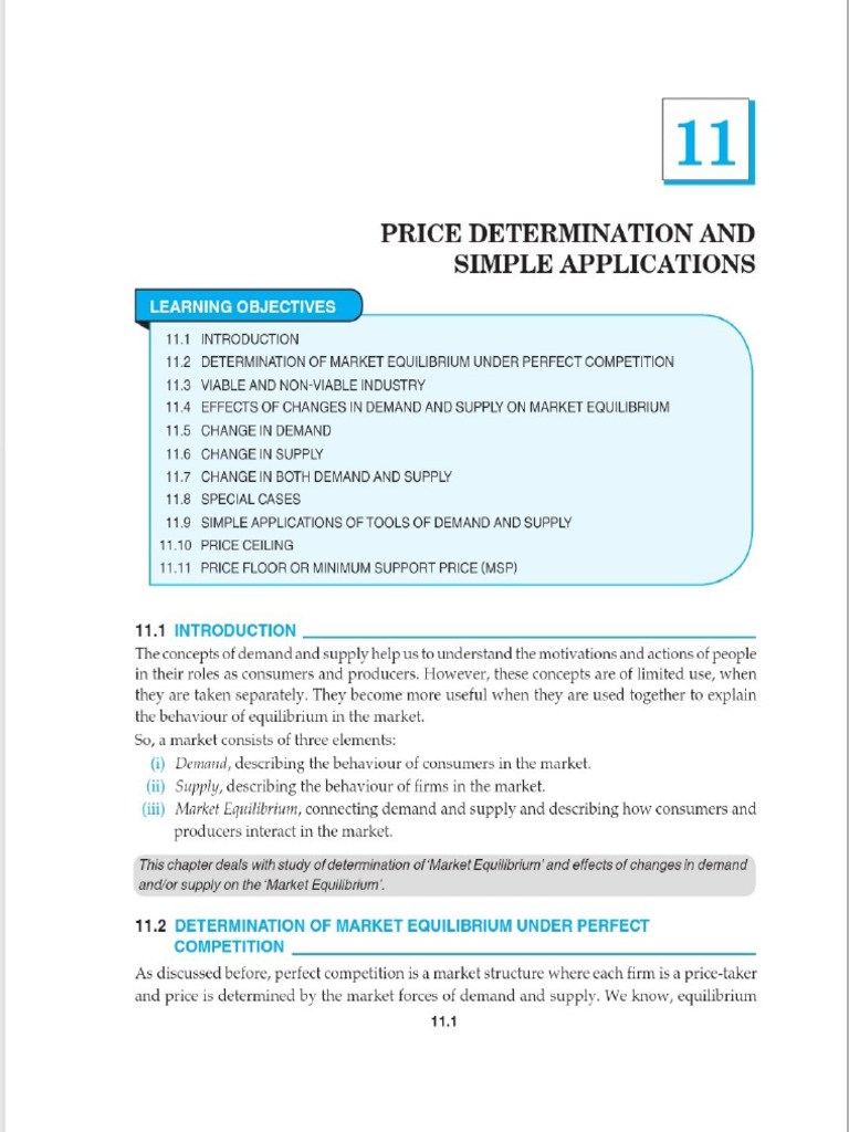 Microeconomics Chapter 11 | PDF