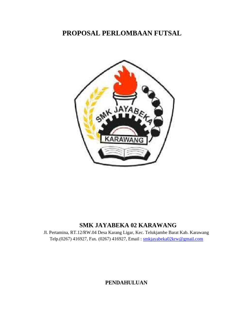 Proposal Futsal | PDF