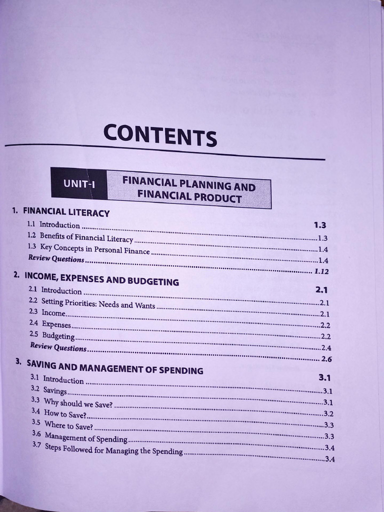 Financial Literacy Book | PDF