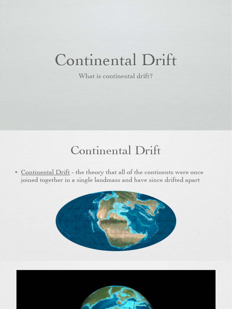 5.1+Continental+Drift | PDF