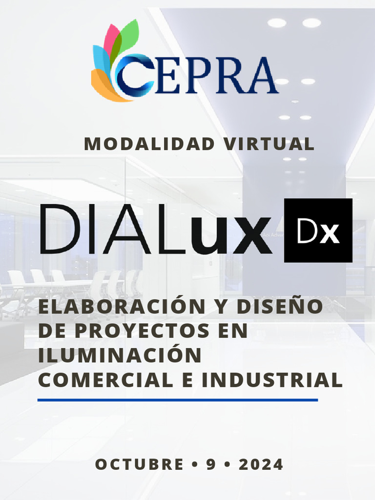 Dialux Virtual Cepra | PDF | Encendiendo