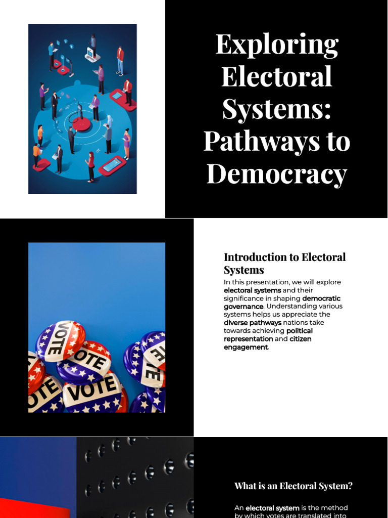Slidesgo Exploring Electoral Systems Pathways To Democracy ...