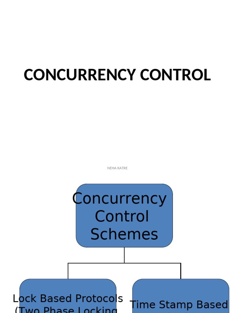 Concurrency Control Pdf Data Management Computer Data