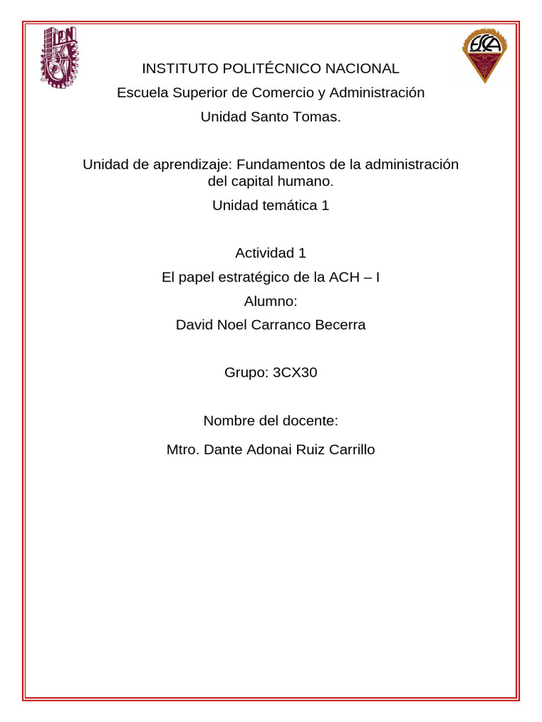 S2A1 CarrancoB DavidN | PDF | Relaciones personales, crianza y desarrollo personal