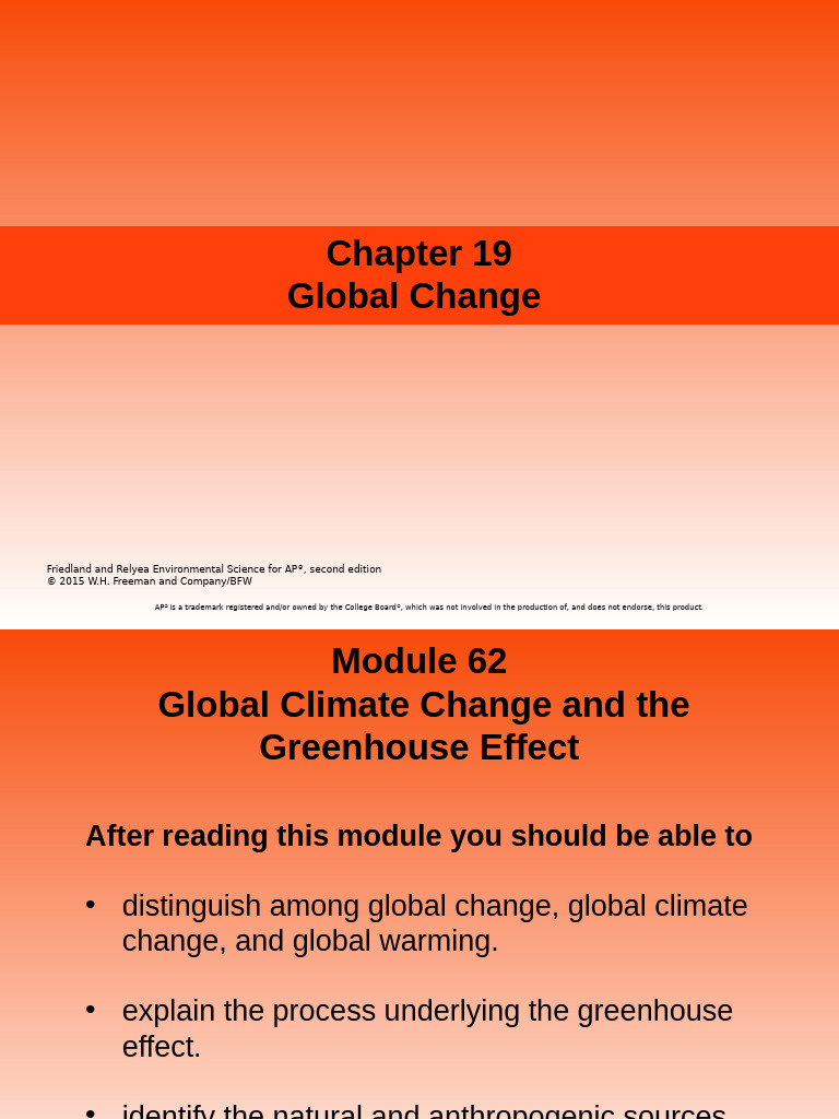 APES 2e TRM CH 19 PPT Presentation 19 | PDF | Climate Change ...