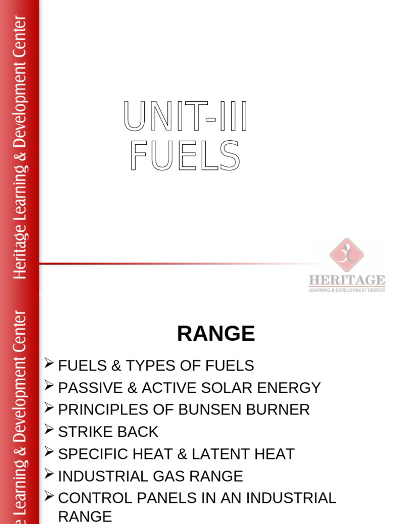 Unit 3, Fuels (All Sub Topics Covered) | PDF | Fuels | Combustion