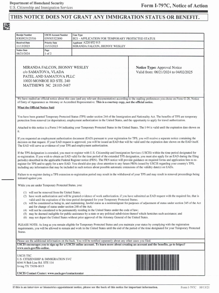 Tps Approval Jhonny | PDF