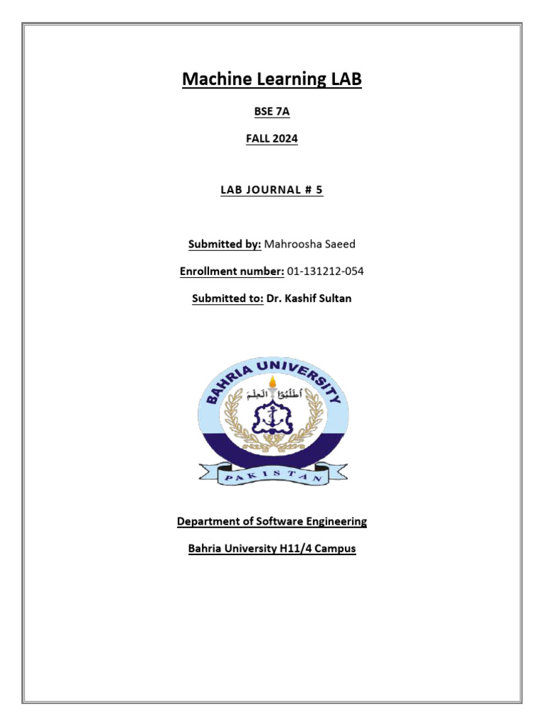 ML Lab 05 | PDF | Regression Analysis | Coefficient Of Determination