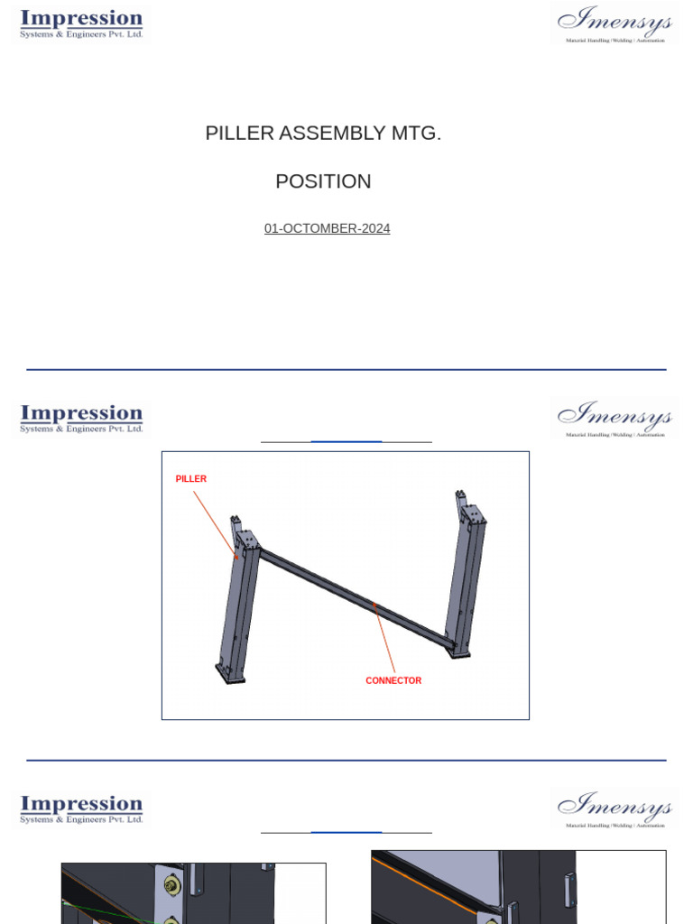 Piller Assembly Bolt Position Guide | PDF