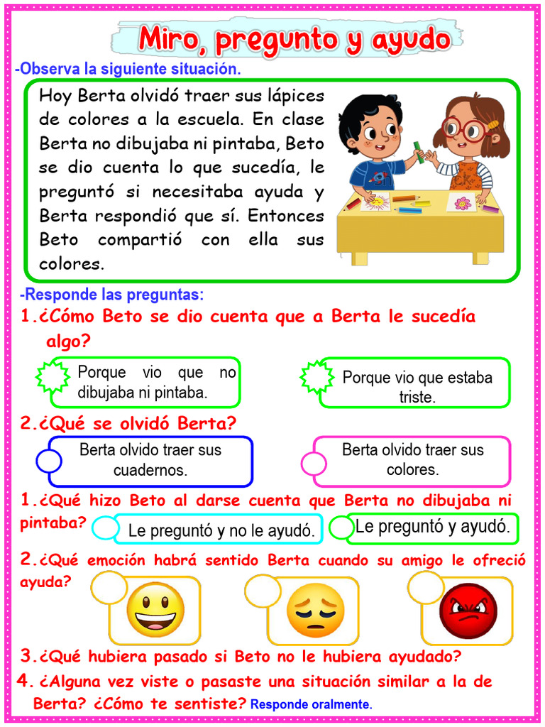 FICHA TUTORÍA MIRO PREGUNTO Y AYUDO MAESTRA JANET | PDF