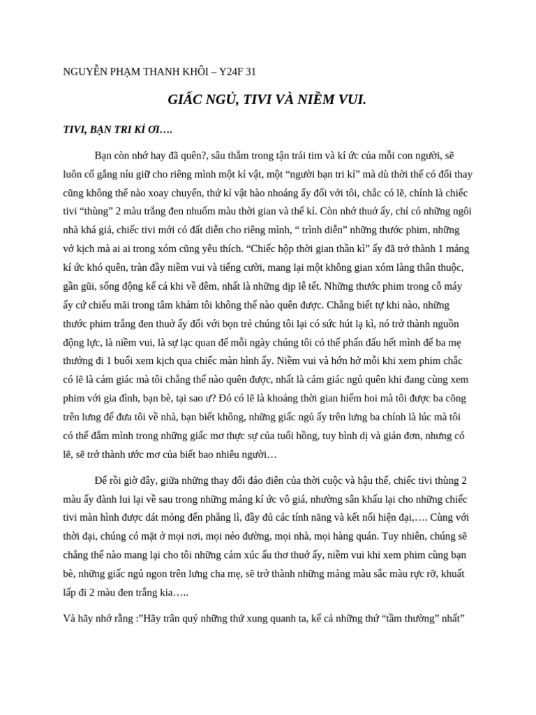 NGUYỄN PHẠM THANH KHÔI | PDF