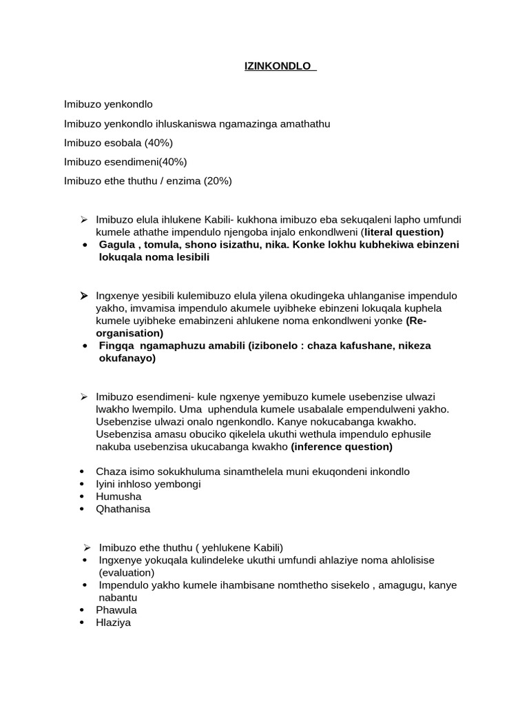 Inkondlo | PDF | Language Arts & Discipline