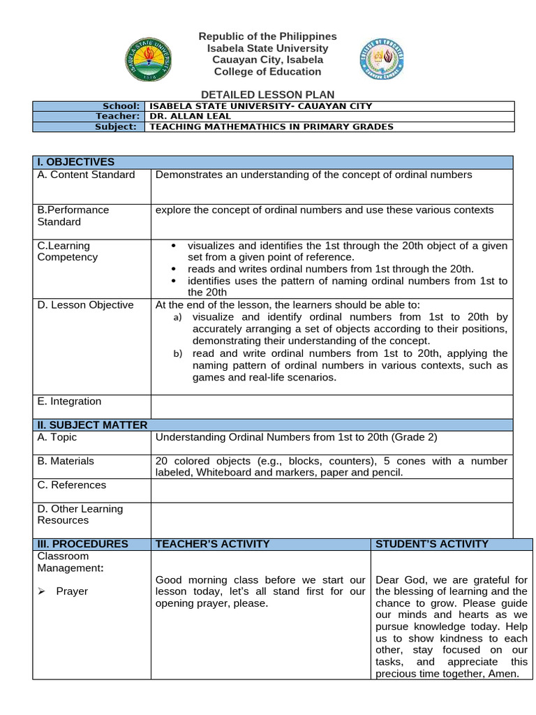 DLP 5e's | PDF | Learning | Lesson Plan