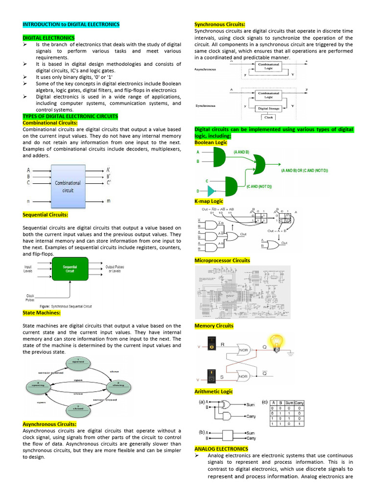 Reviewer in Elt 9 Midterm | PDF | Logic Gate | Digital Electronics