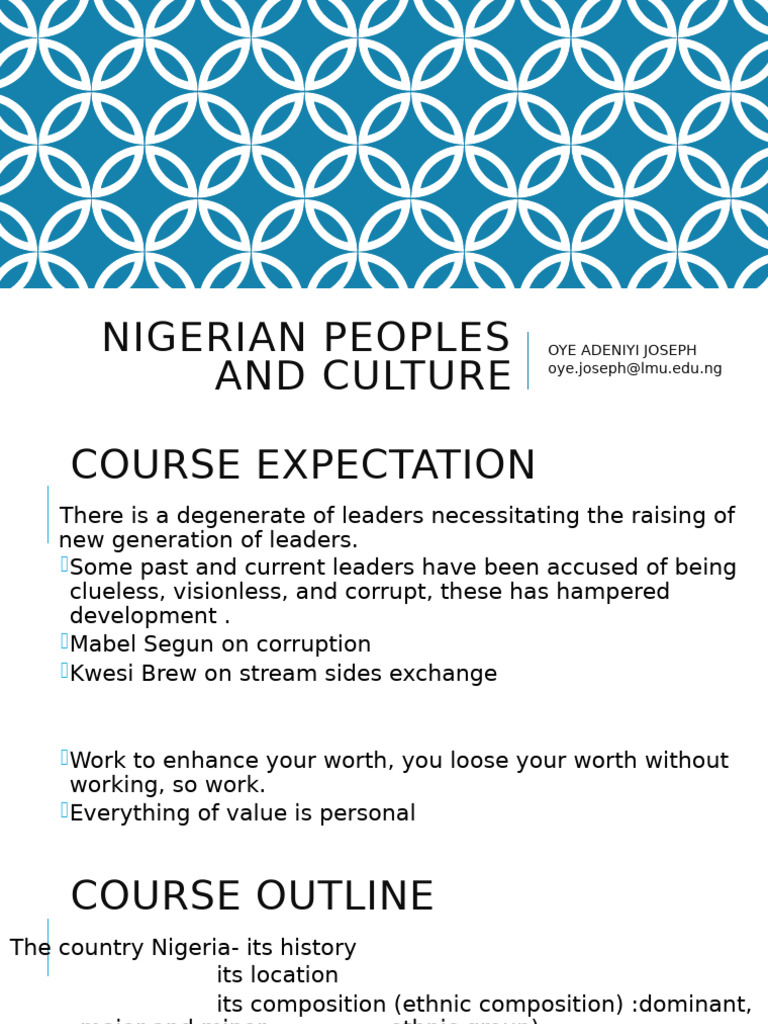 Nigerian Peoples and Culture | PDF | Nigeria | Africa