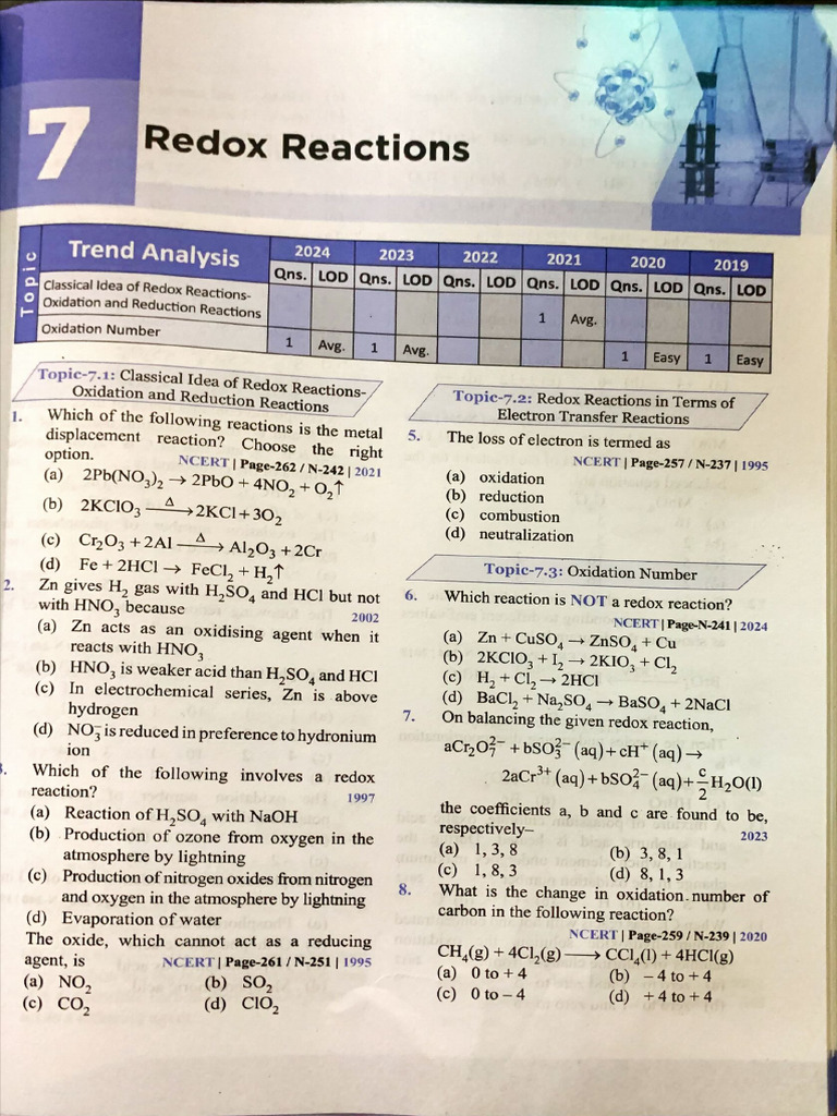 Redox Reactions | PDF