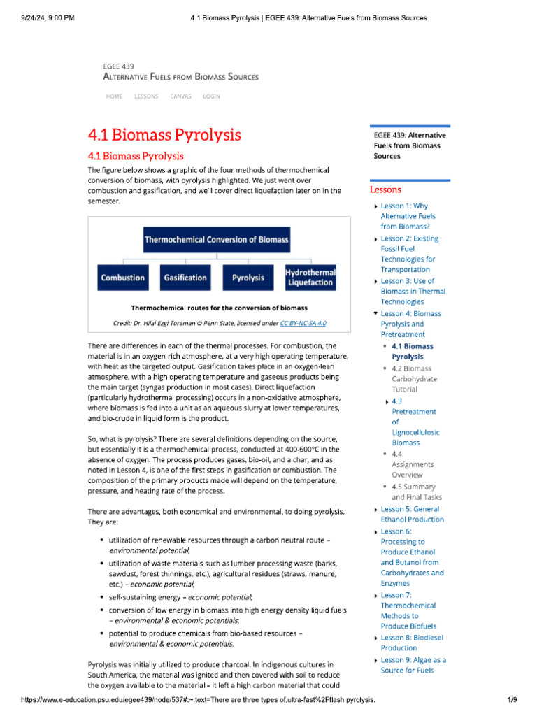 Classification of pyrolysis reactors | PDF