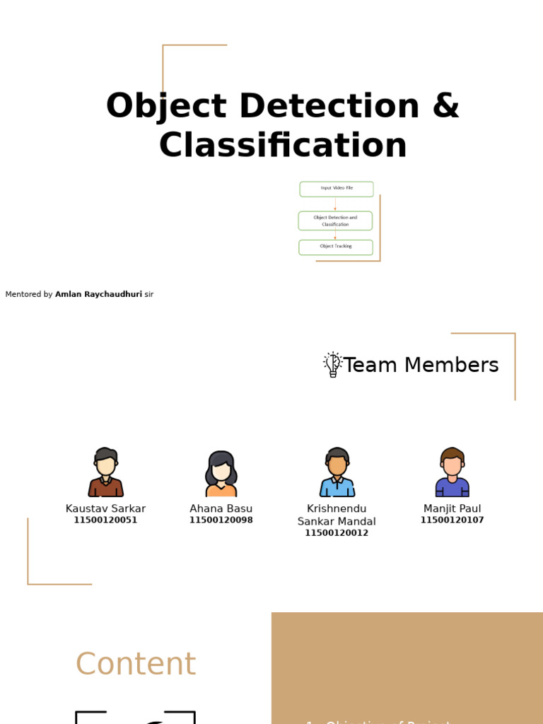 Object Detection and Classification Overview | PDF | Technology ...