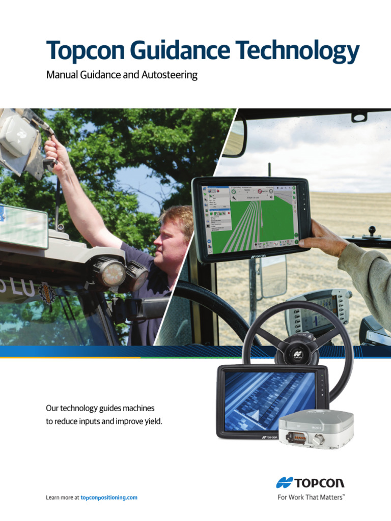 Topcon Guidance 7010-2429 enGL24broc | PDF | Automation | User Interface