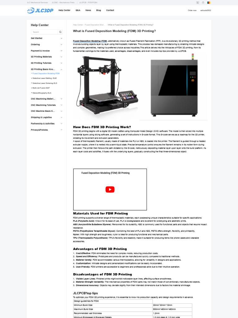 FDM 3D Printing, What Is Fused Deposition Modeling (FDM) 3D Printing ...
