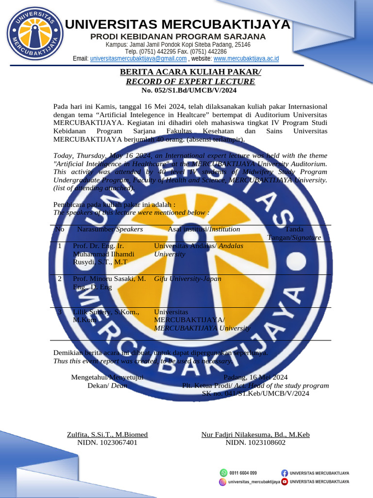 Kuliah Pakar AI dalam Kesehatan 2024 | PDF | Pengembangan Diri | Kesehatan Holistik