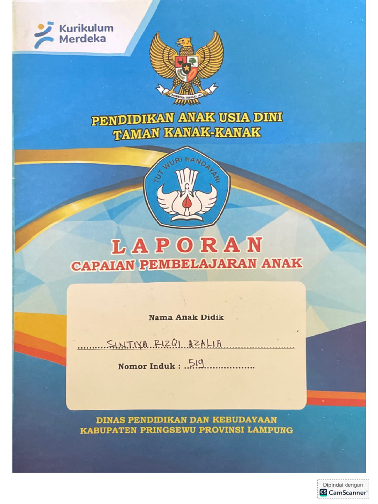 Rapot Anak | PDF