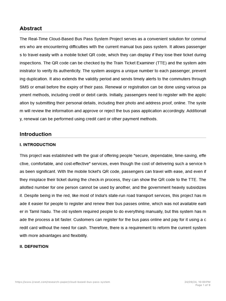 Cloud Based Bus Pass System | PDF | Password | Android (Operating System)