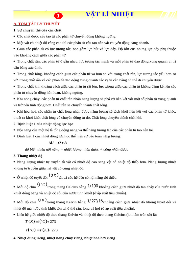 Chuyen-de-vat-li-nhiet-on-thi-TN-THPT-2025 | PDF