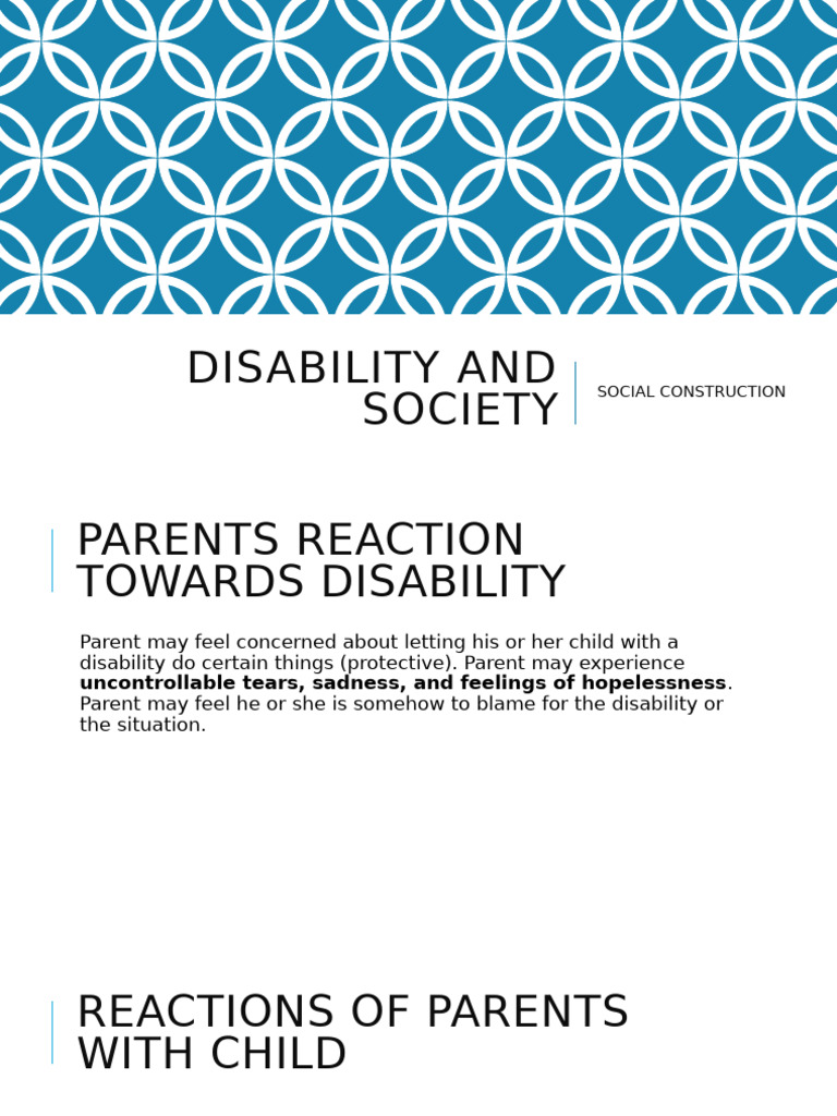 Disability and Society | PDF