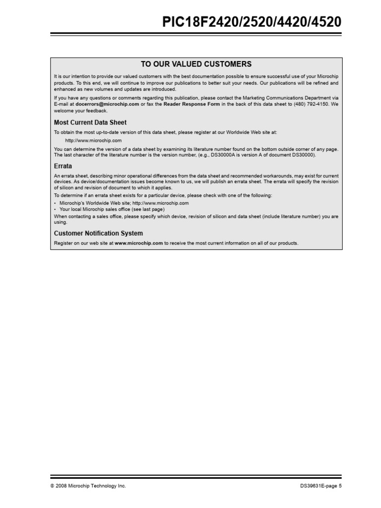 PIC18F Instruction Manual-7 | PDF | Computers | Technology & Engineering