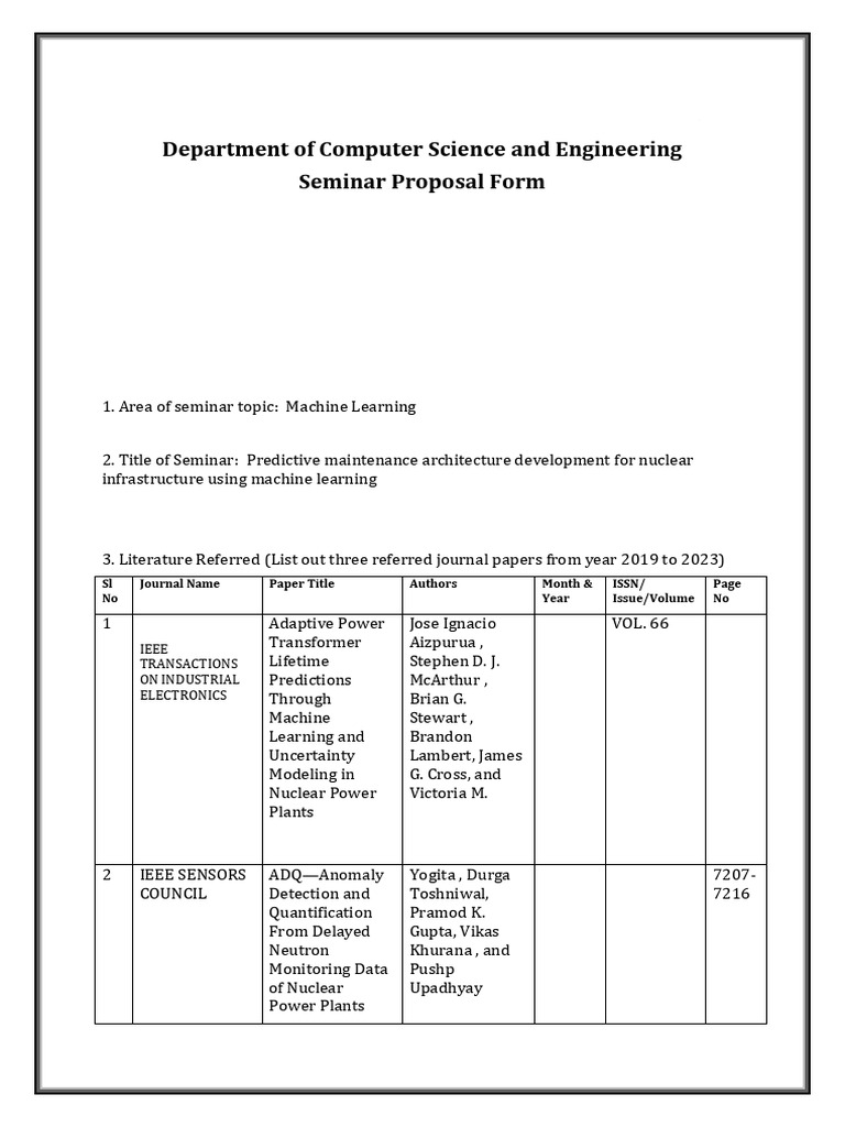 Abhay Seminar - Proposal | PDF | Machine Learning | Support Vector Machine